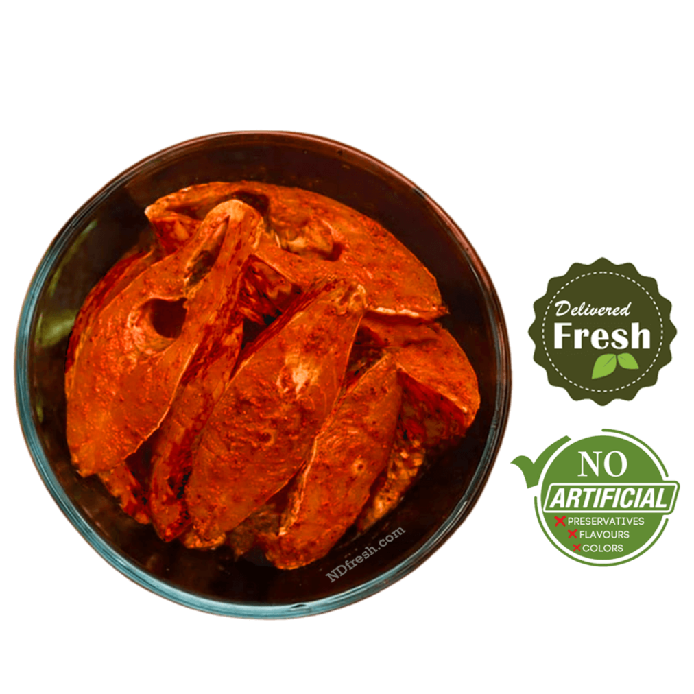 Marinated Fresh King Fish Steak | Home Delivery | Toronto GTA – NDFRESH