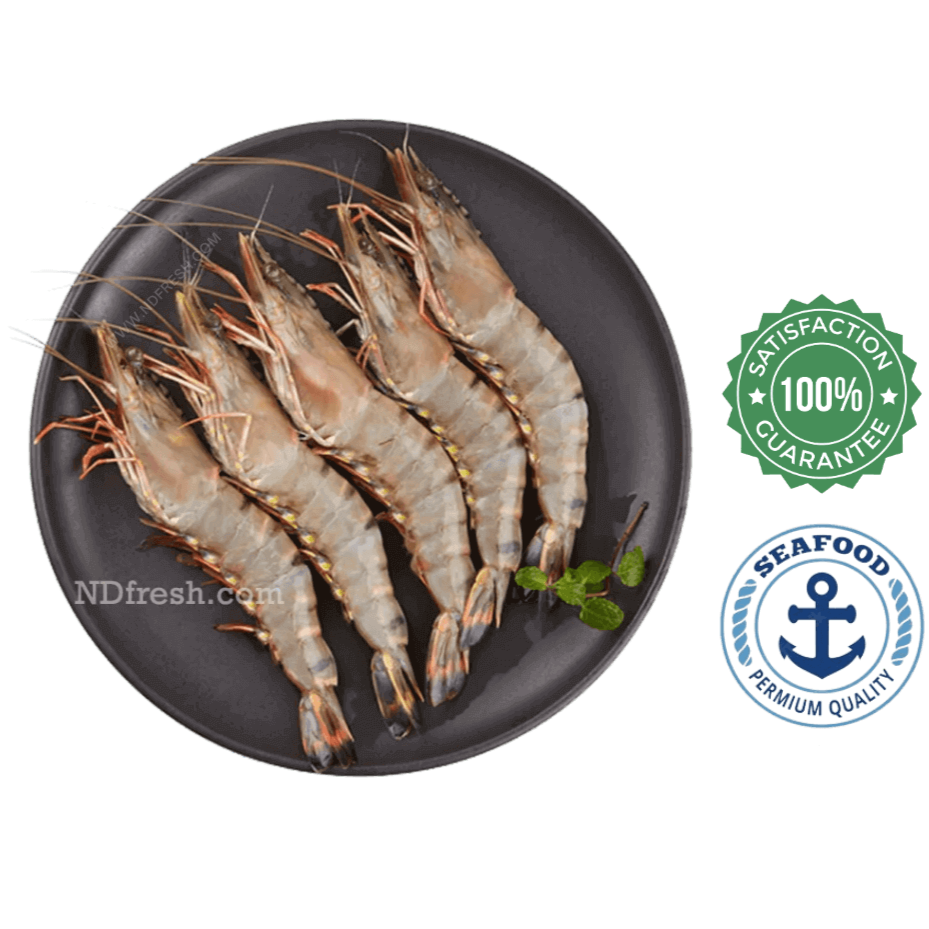 Fresh White Shrimp - Head On | Home Delivery | Toronto GTA – NDFRESH