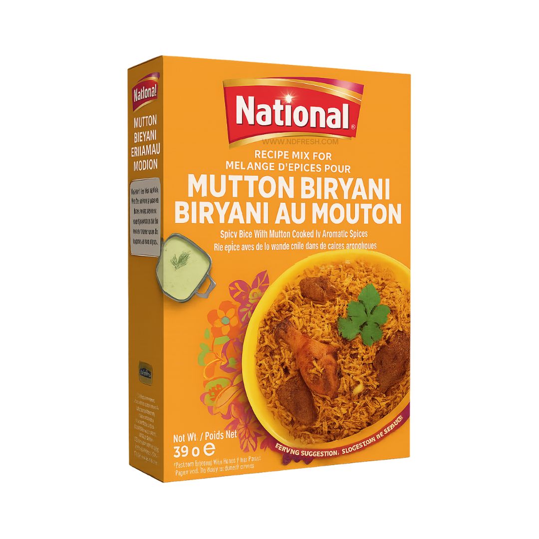 National Mutton Biryani Recipe Mix 39 g – Authentic Pakistani Biryani ...